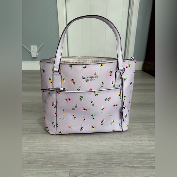 kate spade | Bags | Kate Spade Lavender Floral Shoulder Bag | Poshmark